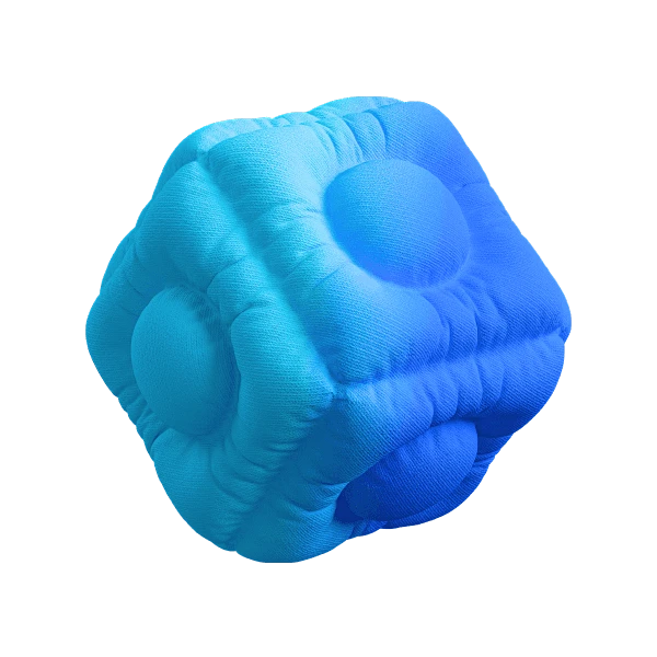 inflatable 3d cube illustration-花瓣网