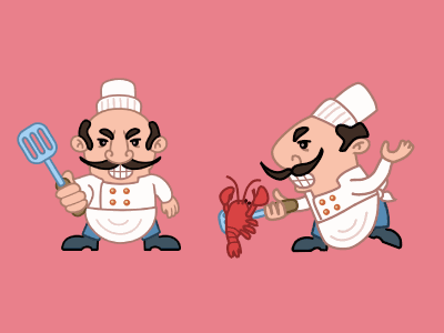 Cook fight-花瓣网