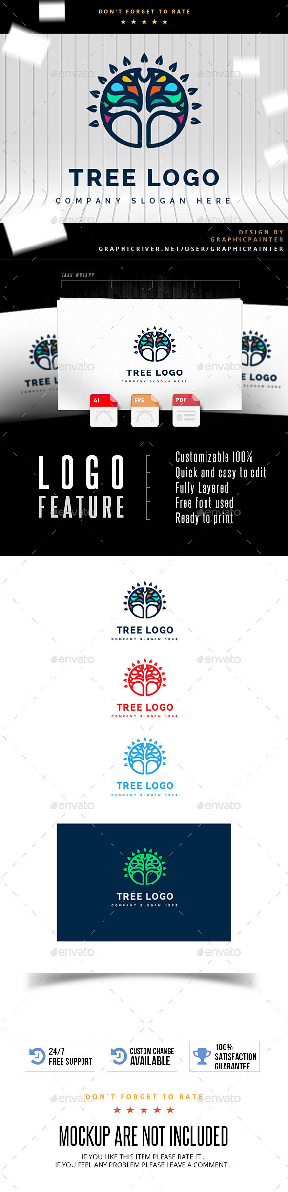 Tree Logo - Nature Logo TemplatesTree Logo - Nature Logo Templates艺术,美丽 ...