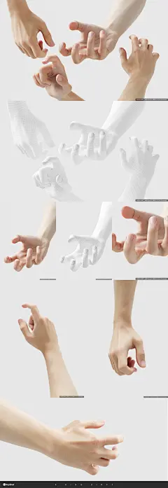 keyshot怎么渲染真实的手-Keyshot设计作品集-学犀牛中文网图片_免费3D模型下载图片素材-花瓣网