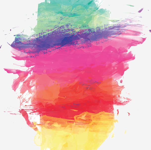 七彩涂鸦艺术花纹ai免抠素材_新图网 https://ixintu.com 矢量png 艺术感 艺术花纹 七彩涂鸦 彩虹色 彩虹花纹