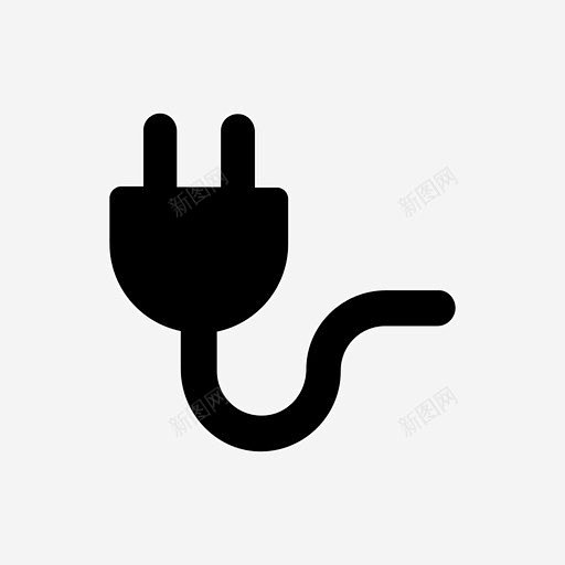 插头充电电池电源适配器图标 icon 标识 标志 UI图标 设计图片 免费下载 页面网页 平面电商 创意素材