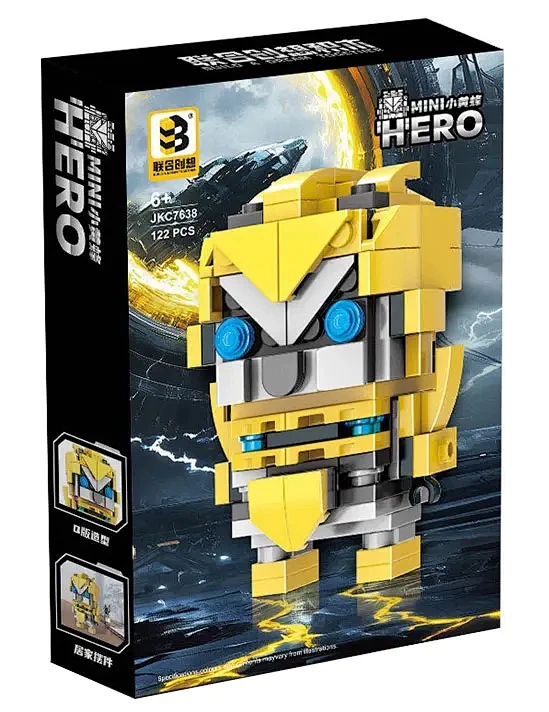 小黄蜂（MINI HERO）（联合创想/B牌 JKC7638） | Brick4.com - 最实用的国产积木索引表-花瓣网