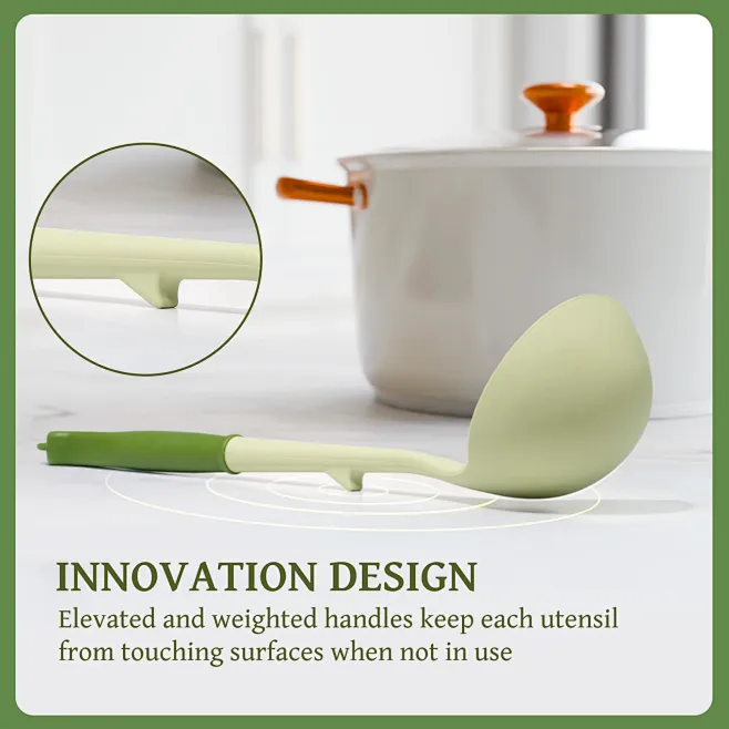 Amazon.com: Kikcoin 43Pcs Kitchen Utensils Set - Silicone Cooking ...