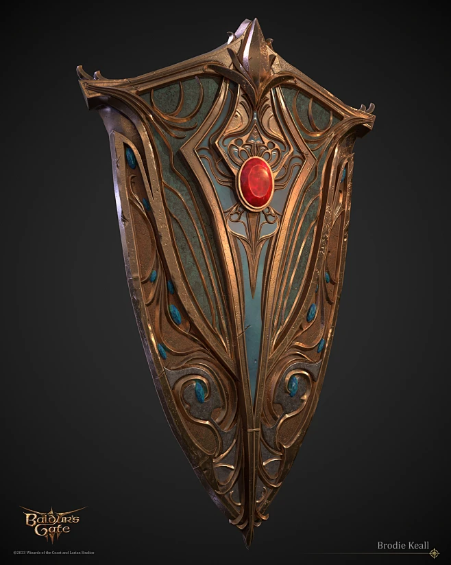 Baldur's Gate 3 - Legendary Shield -花瓣网