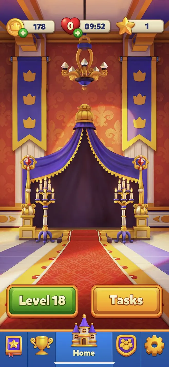 Royal Match-游戏截图-GAMEUI.NET-游戏UI/UX学习、交流、分享平台-花瓣网