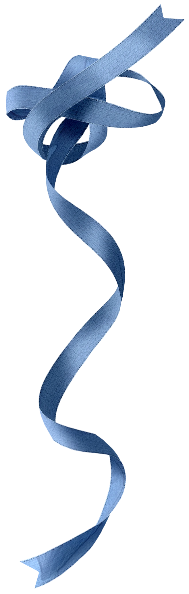 blue ribbon PNG image-花瓣网