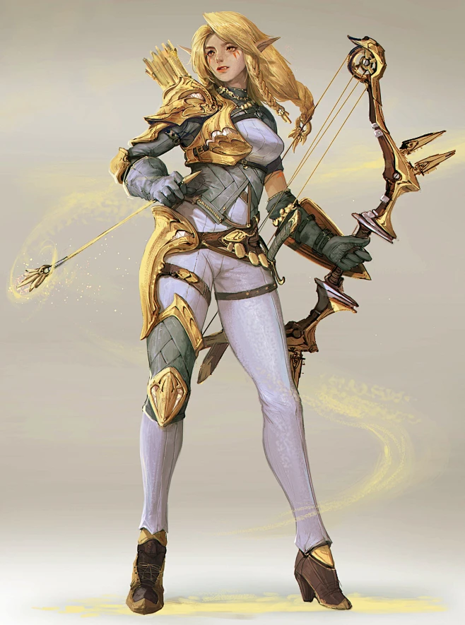 Character Concept, Design Level pm : By Artist Sieun, Bae-花瓣网