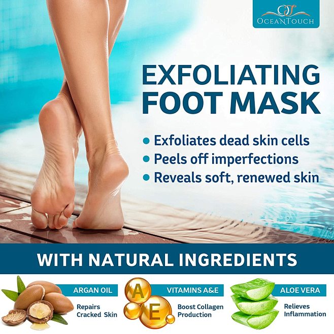 Amazon.com: Foot Peel Mask - 2 Pack of Baby Soft Peeling Masks - for ...