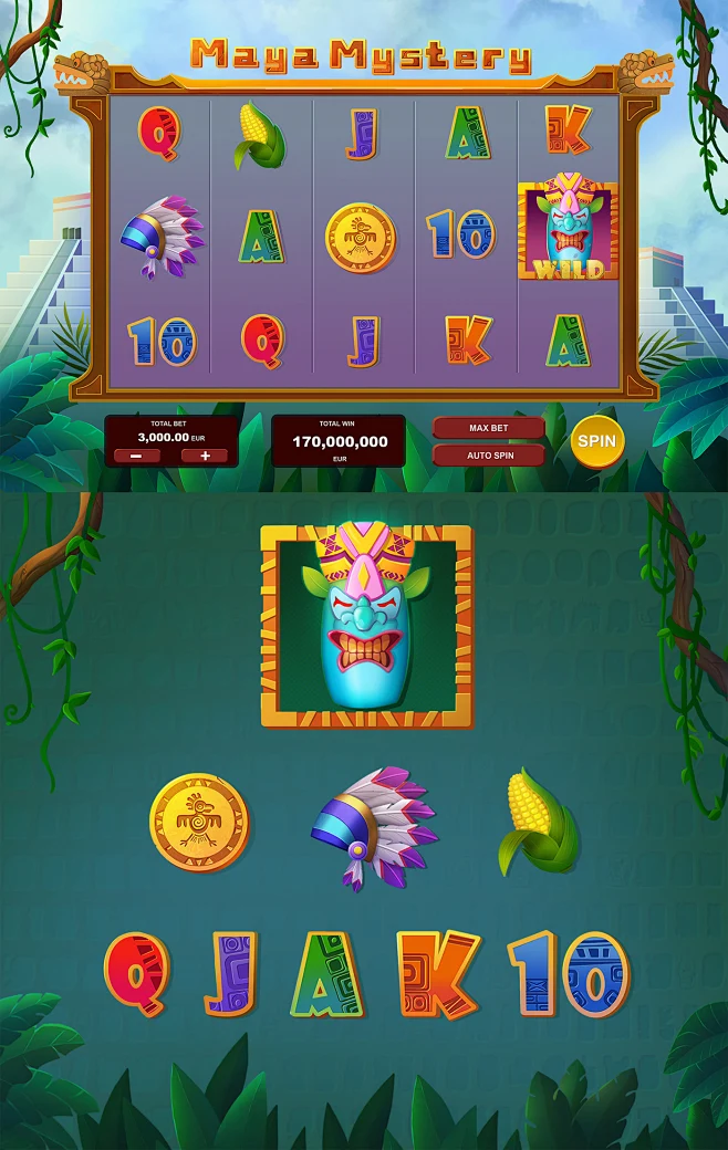 2D casual game CGart cgartist CGI design game design slot slot game ...