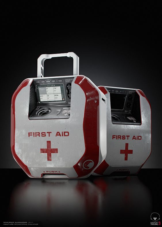 ArtStation - Medkit (Half-Life Remastering challenge), Alex Khaliman ...