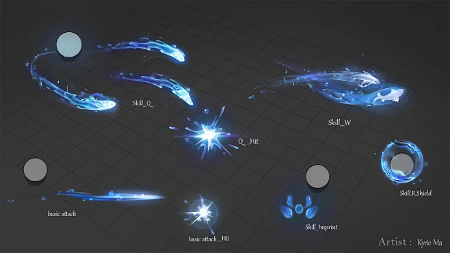 Moba技能特效 个人设计练习-游戏特效原创作品-Magesbox-花瓣网
