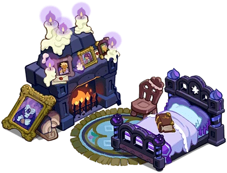 Blackberry Cookie's Midnight Fireplace | Cookie Run: Kingdom Wiki ...