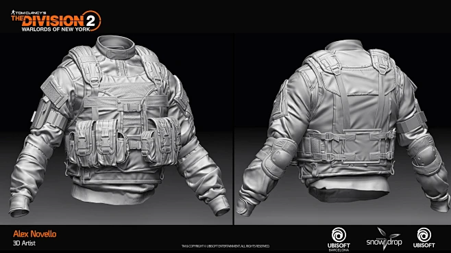 Ubisoft, The Division 2 Warlord of New York - Umbrella Operator Outfit-花瓣网