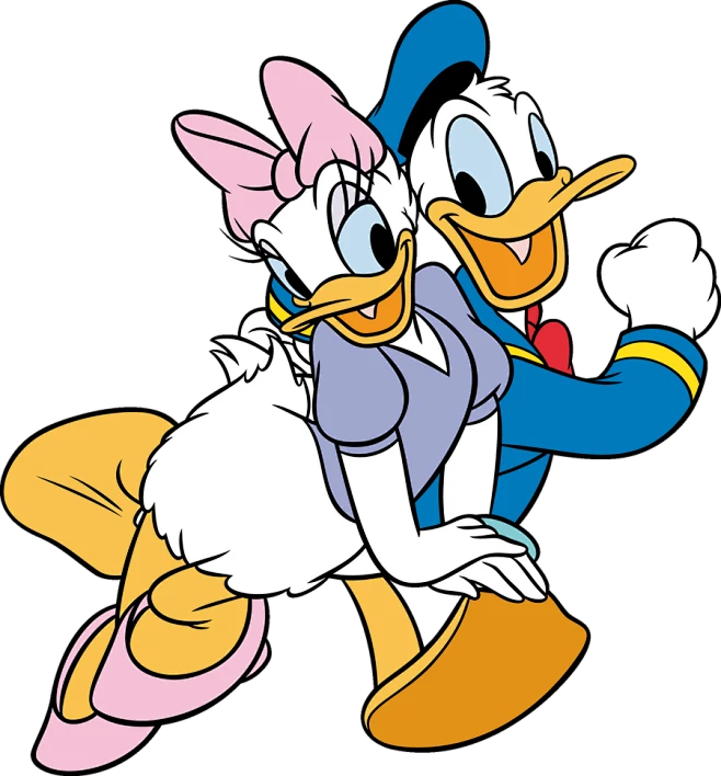 Daisy Duck and Donald Duck by ireprincess on DeviantArt-花瓣网