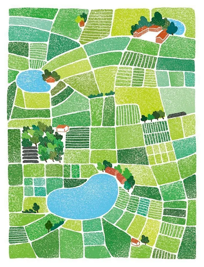Art And Illustration, Illustrations And Posters, Map Painting, Creation ...