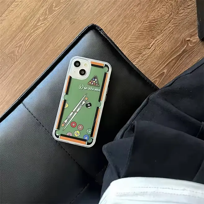 Creativity Move Around Billiards Phone Case for iPhone 16 14 15 Pro Max ...