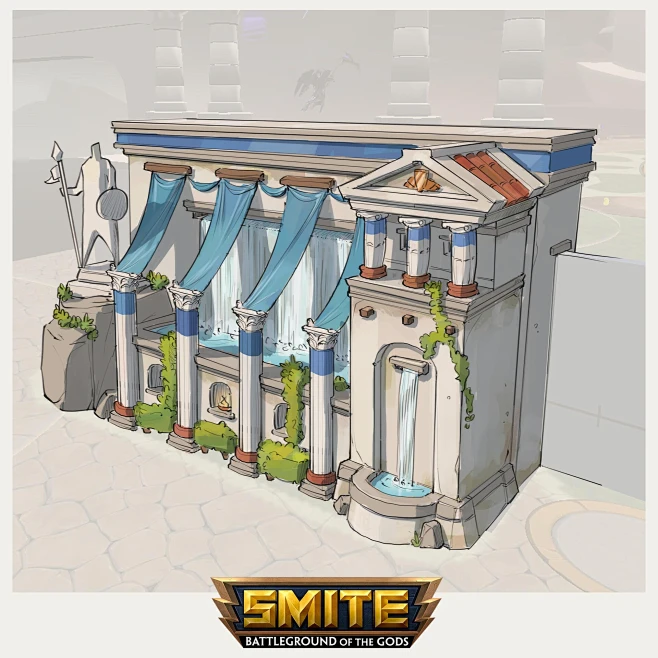 SMITE - Greek Base S8-花瓣网