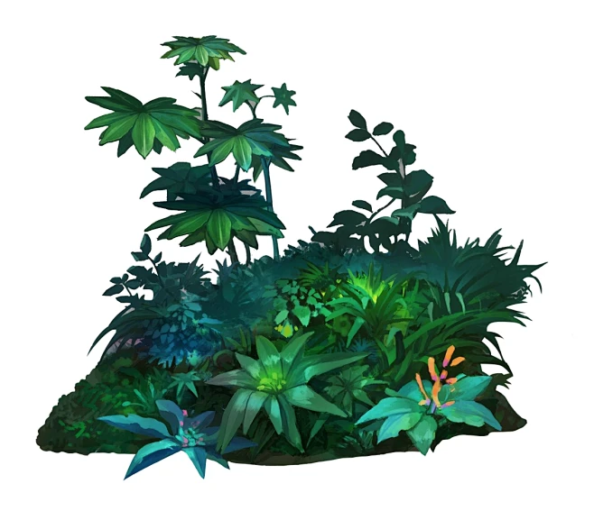 植物原画树原画来自cgbook.cn (1502)-花瓣网