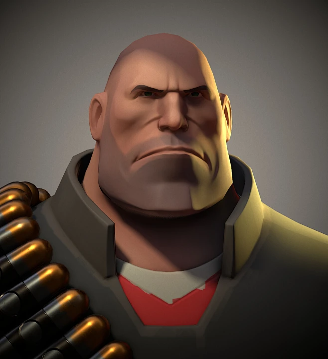Heavy from Team Fortress 2. Fan Art-花瓣网