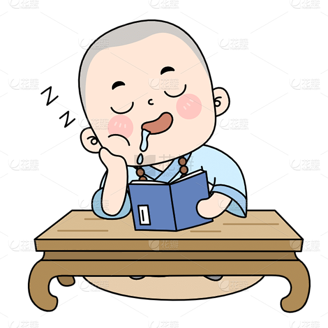 卡通-可爱小和尚元素1