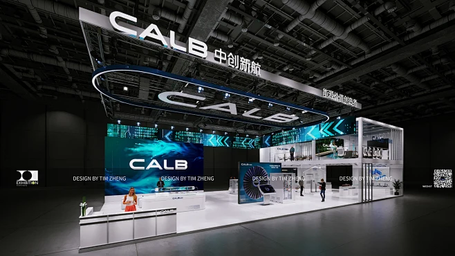 Exhibition booth design Solar energy-花瓣网