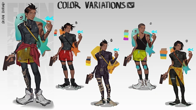 VALORANT agent art & abilities. FINN, Sean Budanio : Fan agent Finn ...