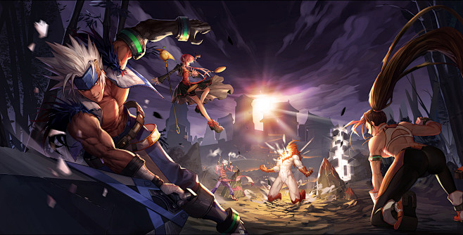 经典回归，DNF手游公测官宣KV项目回顾|插画|游戏原画|畅想东方 - 原创作品 - ()