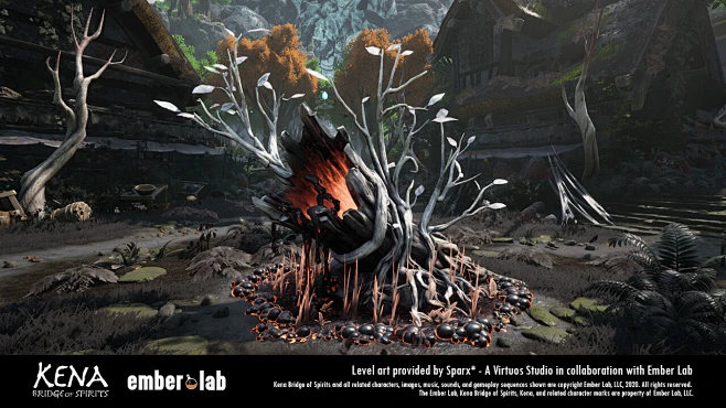 Level Art | Ember Lab: Kena: Bridge of Spirits-花瓣网
