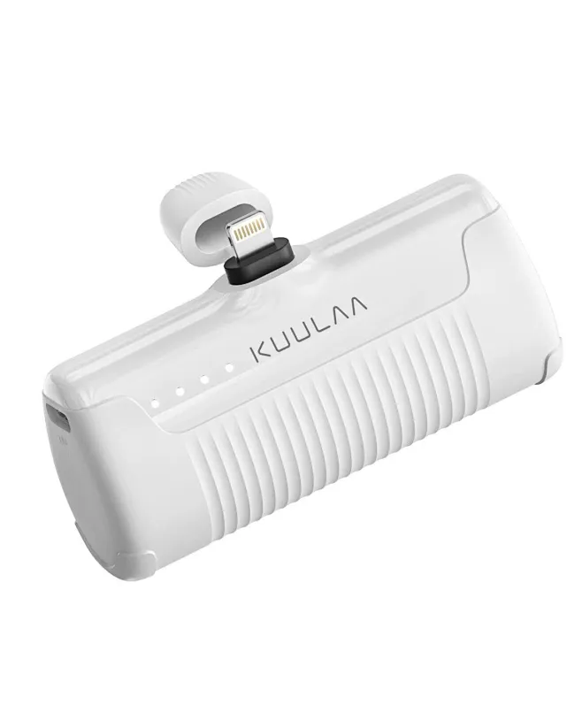 Small Portable Charger, 4500mAh Mini Power Bank with Built-in Cable ...