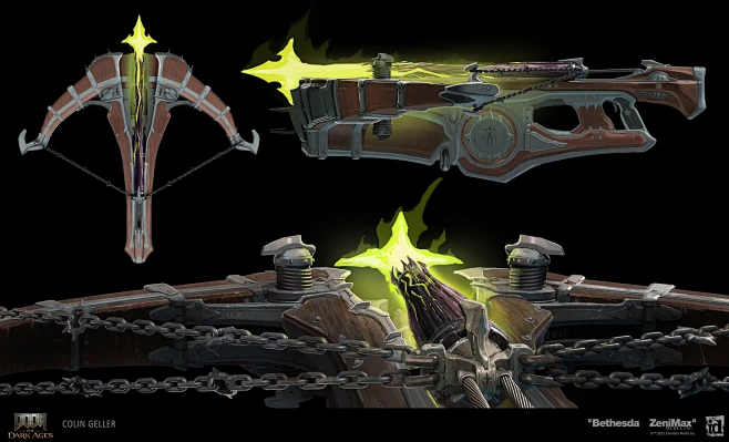 DOOM: The Dark Ages - Ballistic Force Crossbow (BFC)-花瓣网