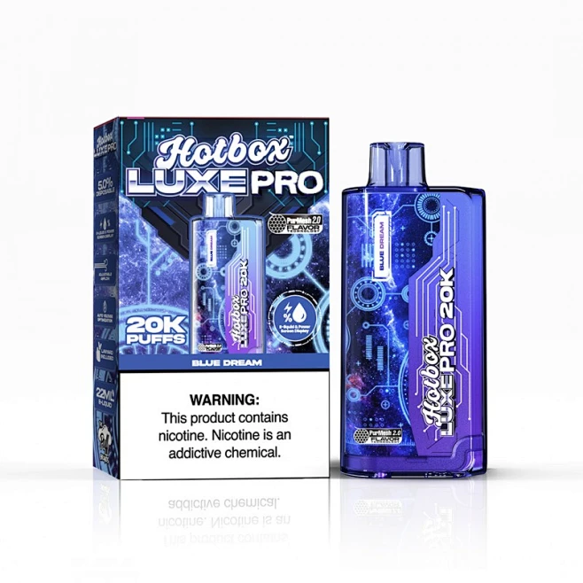 Hotbox LUXE Pro 20K Disposable 5% (Display Box of 5)-花瓣网