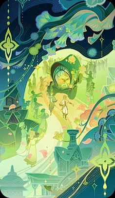 This may contain: an animated scene with many different things in the ...