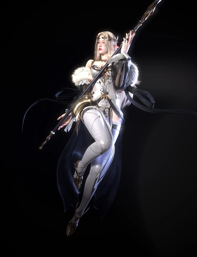 高质量CG女性，个个都是女神般的存在！-3D角色作品-2D插画_3D作品,微元素 - 可视化,脚本,节点,PlayMaker - Element3ds.com!-花瓣网