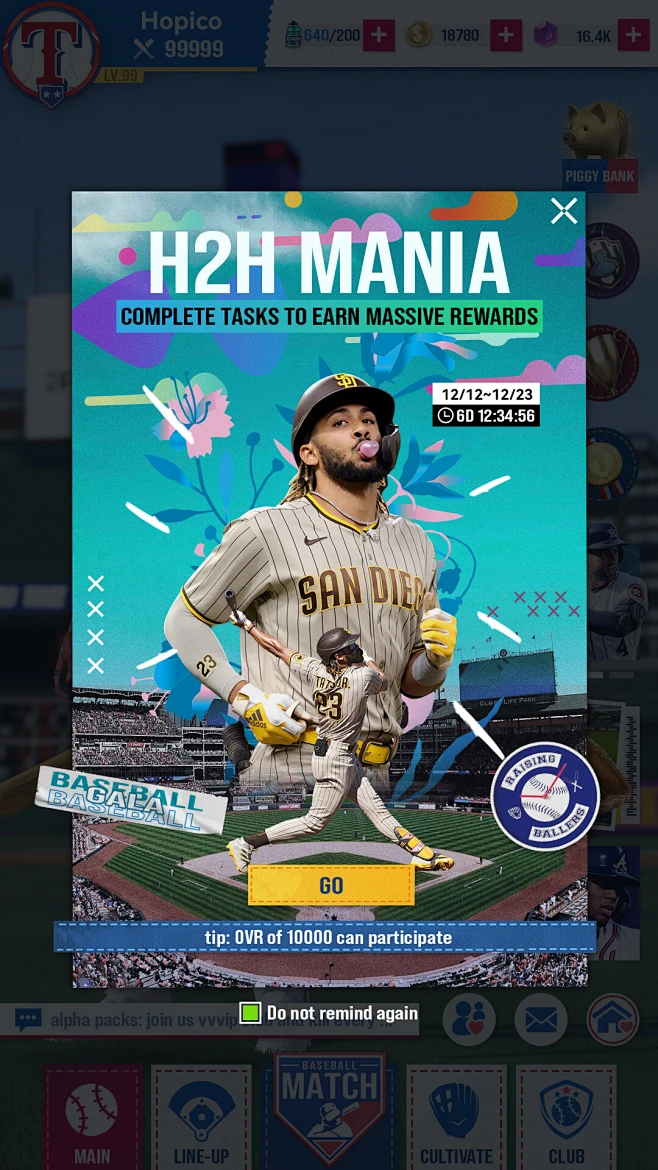 MLB clutch hit baseball UI Design-花瓣网