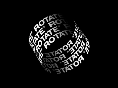 Rotation system brand glitchart kinetic typography kinetic type kinetic poster type rotating ...