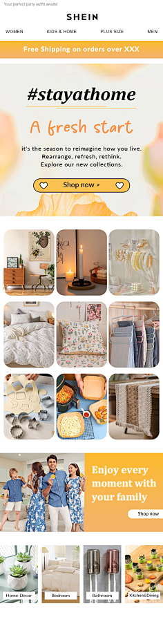 SHEIN|跨境电商|EDM|页面|纯文字|海报|促销|排版-花瓣网|陪你做生活的设计师