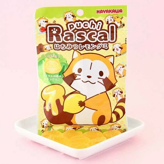 Puchi Rascal The Raccoon Honey Lemon Gummy Candies-花瓣网