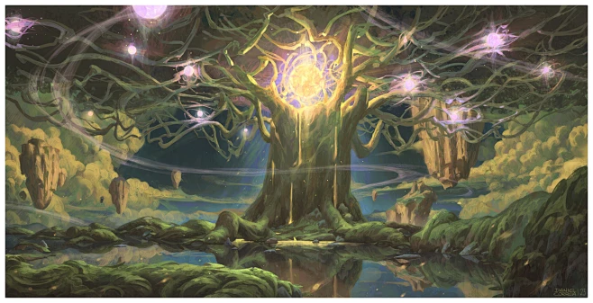 "Celestial Tree"-花瓣网