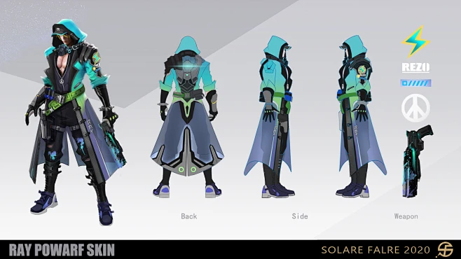 skin design of ray-花瓣网