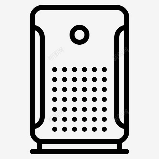 空气净化器家用电器图标-花瓣网