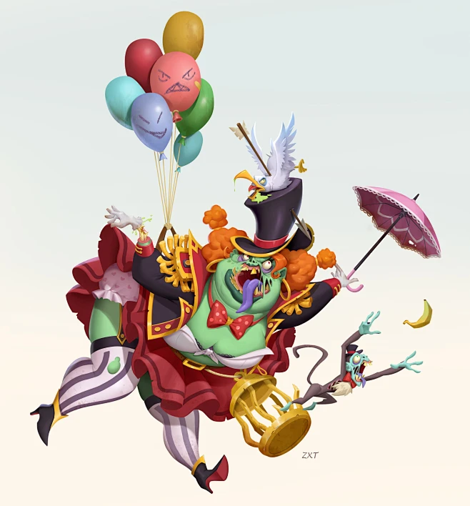 ZOMBIE CIRCUS-花瓣网