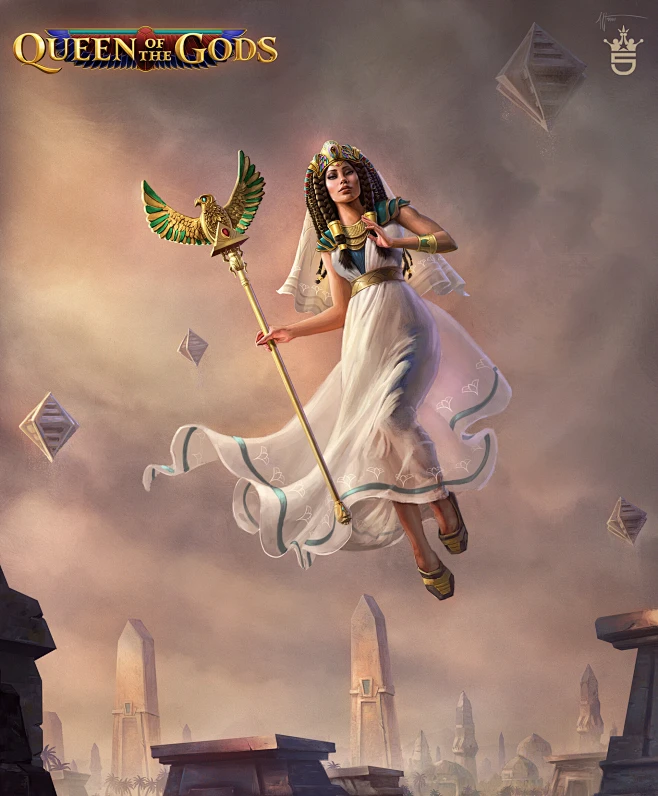 Queen of the Gods - character art-花瓣网