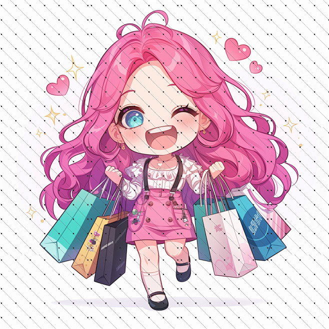 现代Q版人物ai112