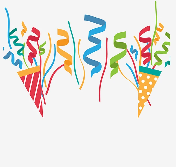 礼花礼炮彩带装饰_新图网 https://www.ixintu.com-花瓣网