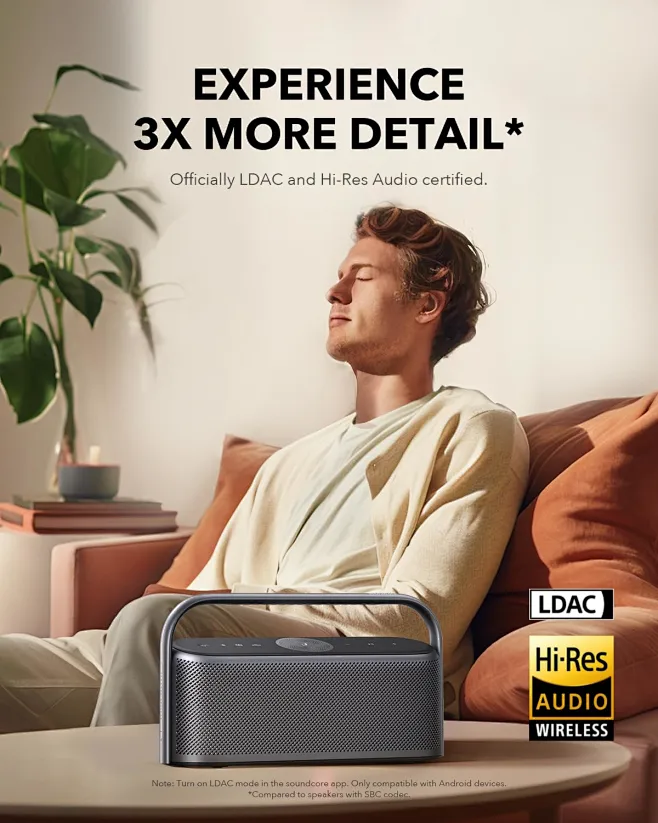 Amazon.com: Soundcore Motion X600 Portable Bluetooth Speaker, Hi-Res ...