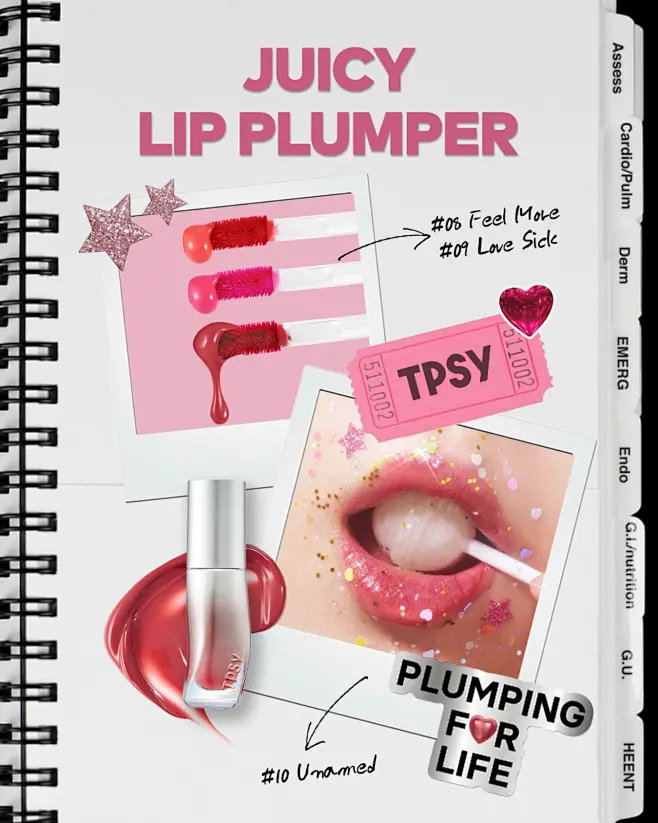 Photo by TPSY 팁시 on February 13, 2025. 可能是包含下列内容的图片：一人或多人、口红、化妆、化妆品、杂志和 ...