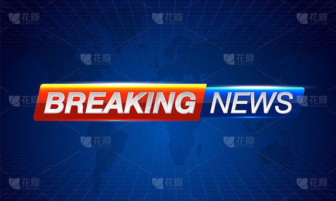 世界地图背景的突发新闻。行星新闻背景业务技术。矢量插图模板为您的设计。