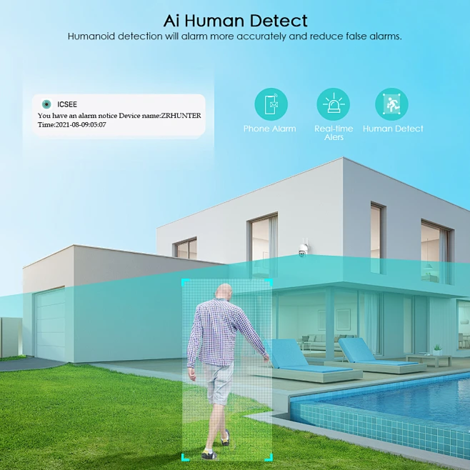 18.67SHP 58% OFF|5mp Wifi Ip Camera Outdoor Wireless 5x Digital Zoom Ai ...