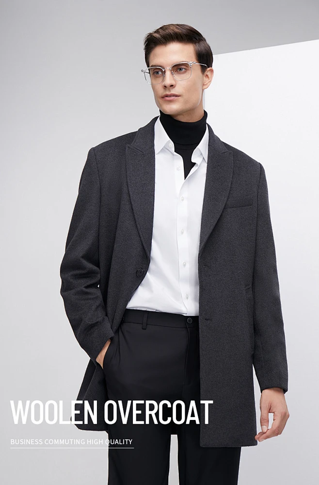 G2000男装 春季新款商务西装领外套保暖舒适防风毛呢大衣男*-tmall.com天猫-花瓣网